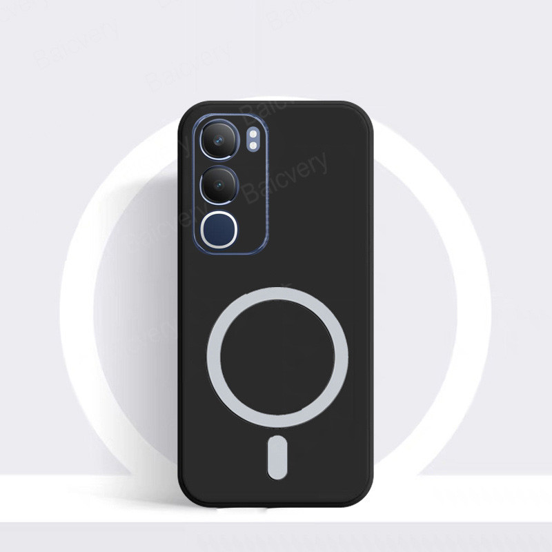 เคสโทรศัพท์สําหรับ Vivo Y19s V2419 2024 ซิลิโคนฝาหลังพร้อมสติกเกอร์ ...