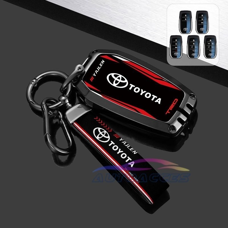 ฝาครอบกุญแจรถสำหรับ Toyota HARRIER HILUX Land Cruiser Camry coralla ...