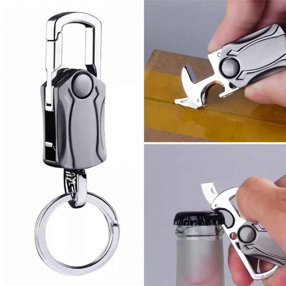 Keychain Black Heavy Duty Lightweight Multifunction Multipurpose ...