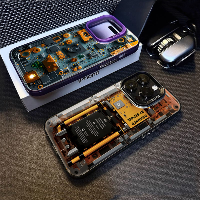 Creative Circuit Board รูปแบบ Electroplate Silver IMD สําหรับ Infinix ...