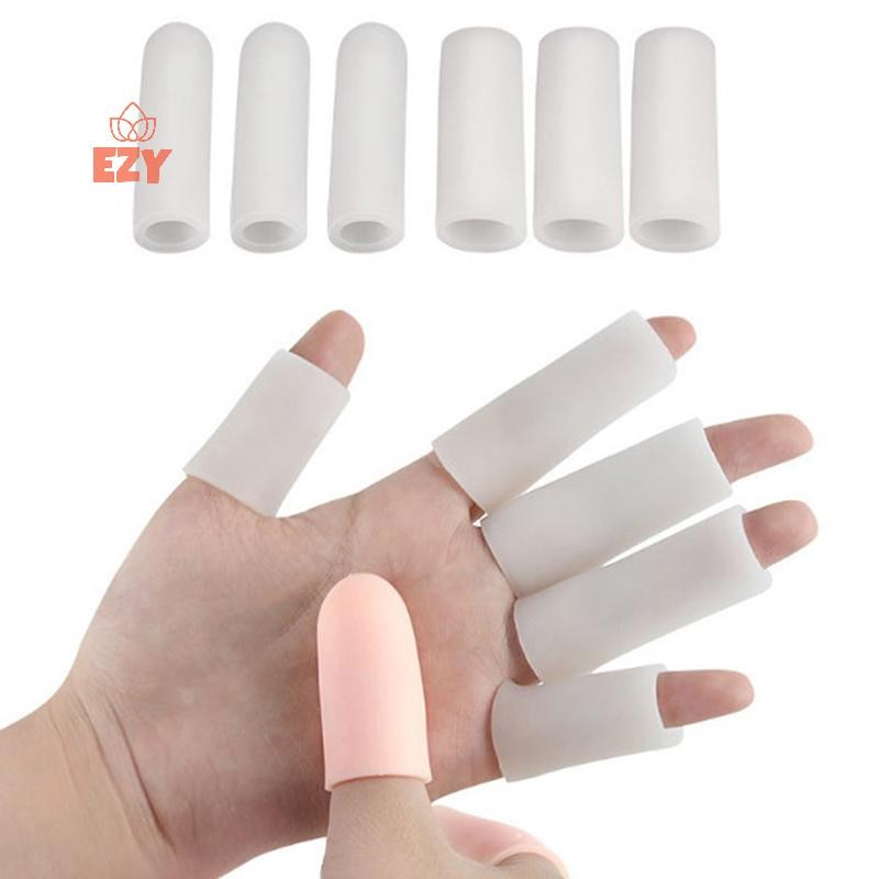 Ezy 5 ชิ้นซิลิโคนเจลหลอดผ้าพันแผลนิ้วนิ้วเท้าป้องกันปวดเท้าบรรเทาเท้า ...