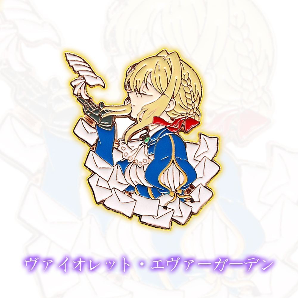 【พร้อมส่ง】Violet Evergarden เข็มกลัด เข็มหมุด pin brooch ตกแต่งกระเป๋า ...