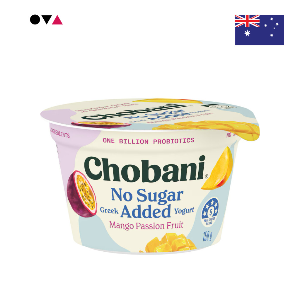 Chobani Greek Yogurt Mango Passion Fruit 150g กรีก โยเกิร์ต รสมะม่วง ...