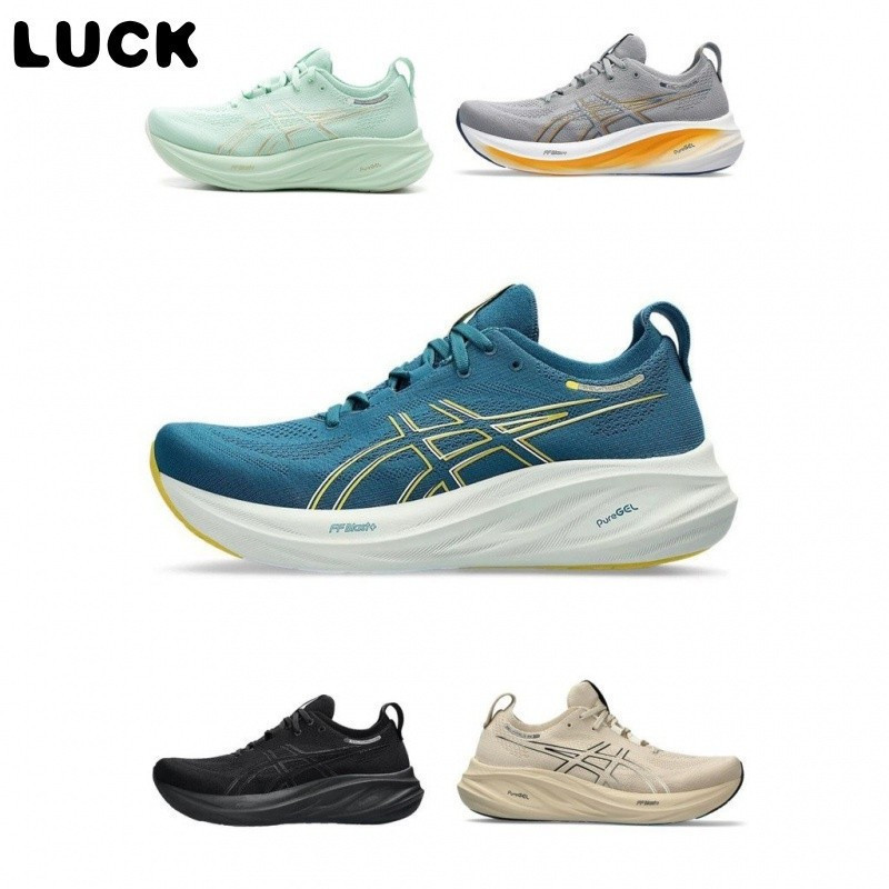 รองเท้าวิ่ง GEL-NIMBUS 26 สีห้าสี สำหรับผู้ชายและผู้หญิง YOCY KFXT ...
