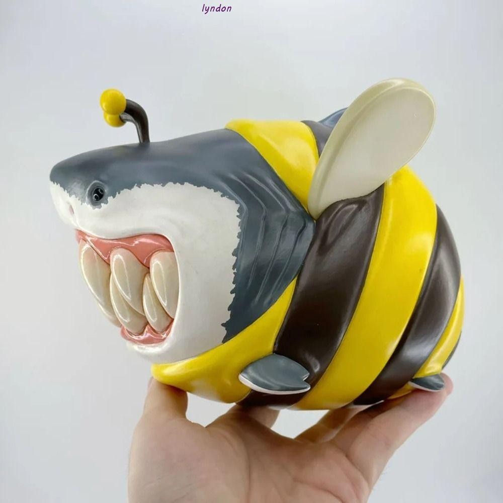 LYNDON Shark Bee เครื่องประดับ, Q-version เรซิ่น Shark เรซิ่น ...