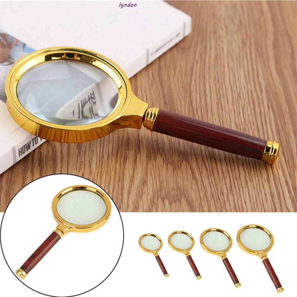 LYNDON แว่นขยายแบบพกพา 10X เครื่องประดับ Loupe อ่านหนังสือมือถือ Loupe ...