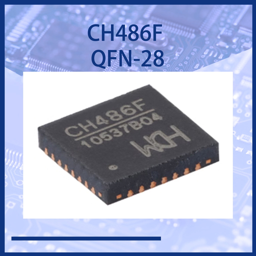 CH486F QFN-28 ช่องเฟืองท้าย 2 ช่องสี่เลือกหนึ่ง ชิปสวิตช์อะนาล็อกความ ...