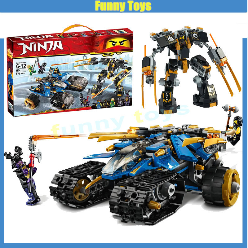 71699 Thunder Raider Building Blocks ประกอบรถยนต์ Ninja Chariot ของเล่น ...