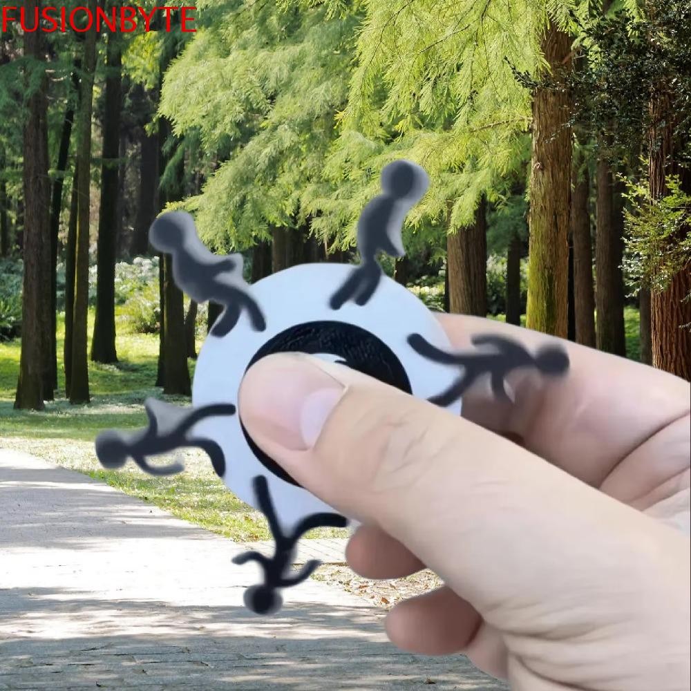 FUSIONBYTE 2 ชิ้น Finger Spinner, หัตถกรรมโลหะ Fidget Spinner, Stick ...