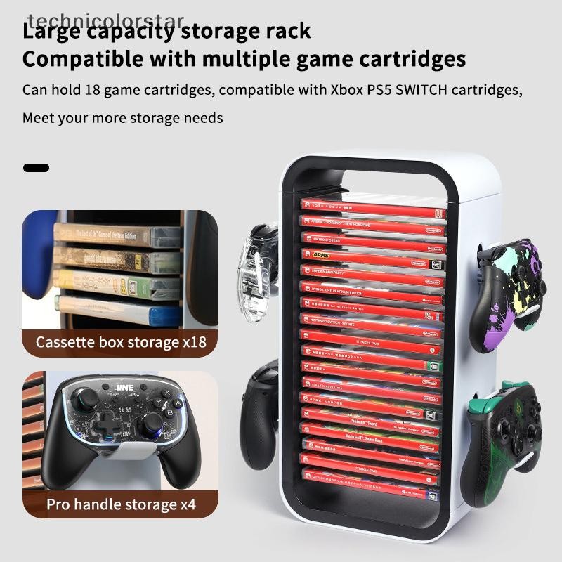 Trsr Universal Game Storage Stand Host Disc 18 CD กล่องเก็บเกม ...