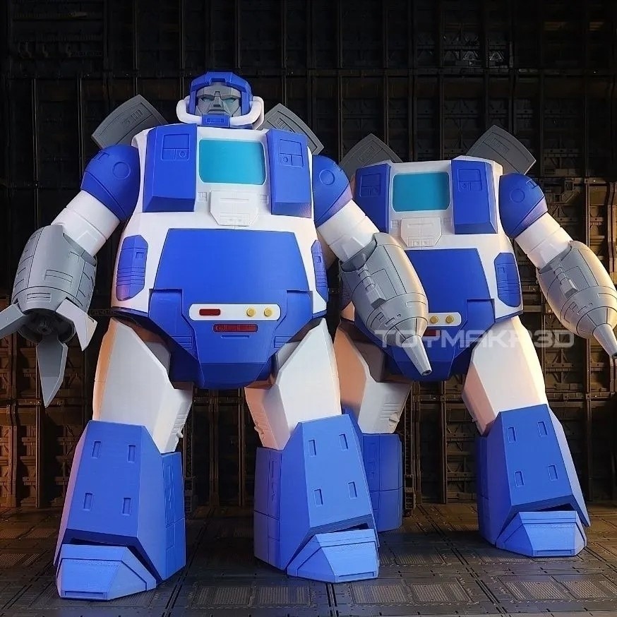 Transformers Fat Guard Mecha Model 3D Printing Model Assembling ...