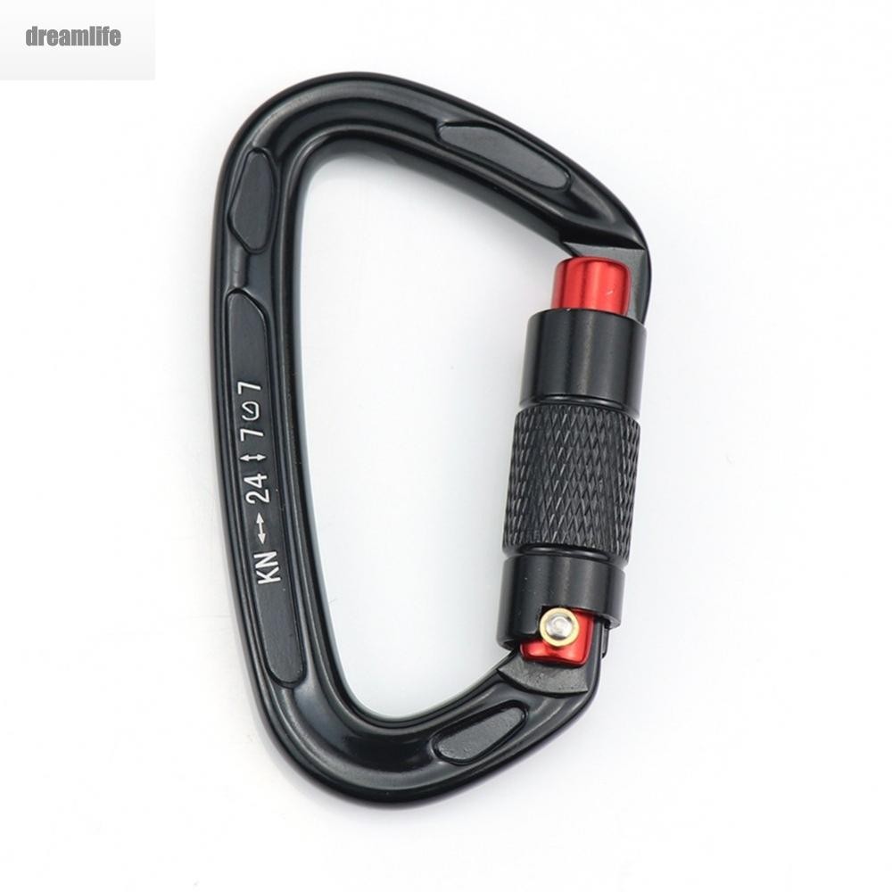 Carabiner Rappelling คลิปล็อค 24KN อุปกรณ์ปีนเขา D-Ring Buckle | Shopee ...