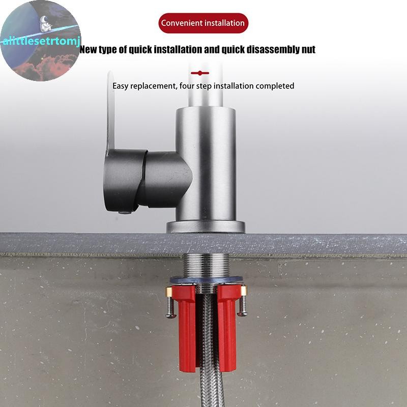 Alittlese 1PC Tap Anti-losing Fastener อ่างล้างจานก๊อกน้ําฐานคงที่ ...