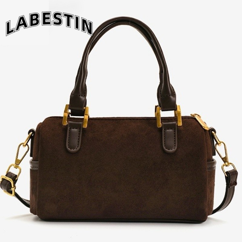 LABESTIN กระเป๋าสะพายหลังสำหรับผู้หญิงแบบสบาย ๆ กระเป๋าสะพายหลังข้าง ...