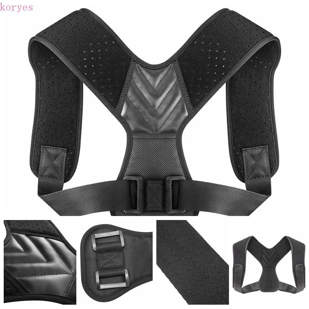 Koryes Posture Corrector, พยุงหลังแบบปรับได้ Upper Back Brace, กีฬาความ ...