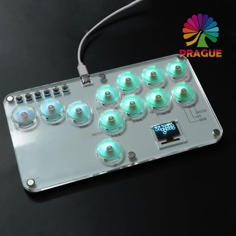 Arcade Fightstick 12Keys All-Button Stickless Arcade Stick สําหรับ PC ...