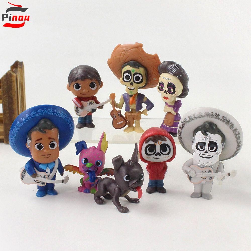 PINOU Pixars COCO Action Figure ของขวัญเด็กของเล่นเด็ก Mini รุ่นอะนิเมะ ...