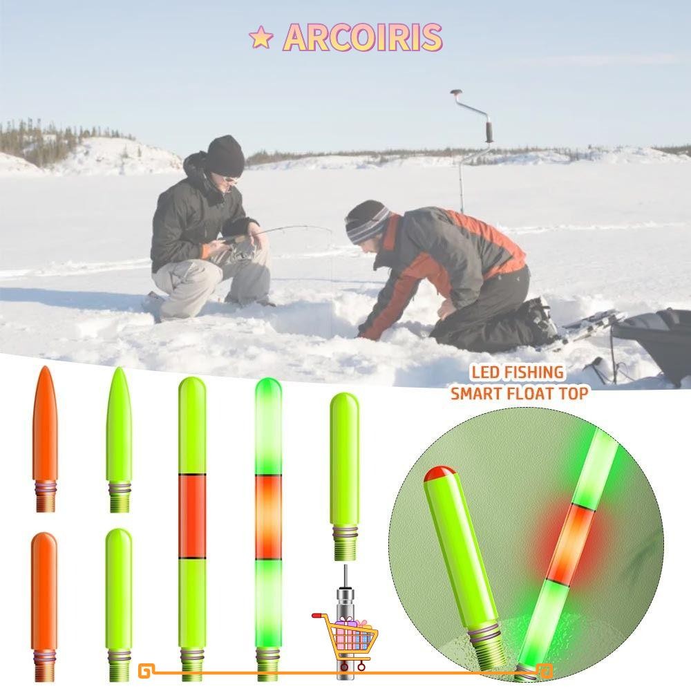 ARCOIRIS 1 ชิ้น LED ตกปลาสมาร์ทลอยด้านบน, Luminous Sensor เปลี่ยนสี ...