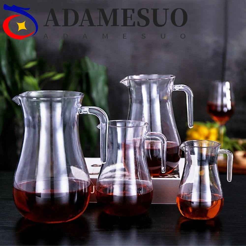 ADAMESUO ขวดเหล้าไวน์อะคริลิค, พร้อมเครื่องจ่ายไวน์โปร่งใส Sacle, ร้านอาหารเหยือกเย็นแบบมัลติฟั ...