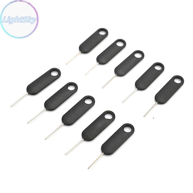 LightSky 10 ชิ้น Universal ซิมการ์ดถาด Pin Ejecting Removal เข็มเปิด Ejector โทรศัพท์ TH ...