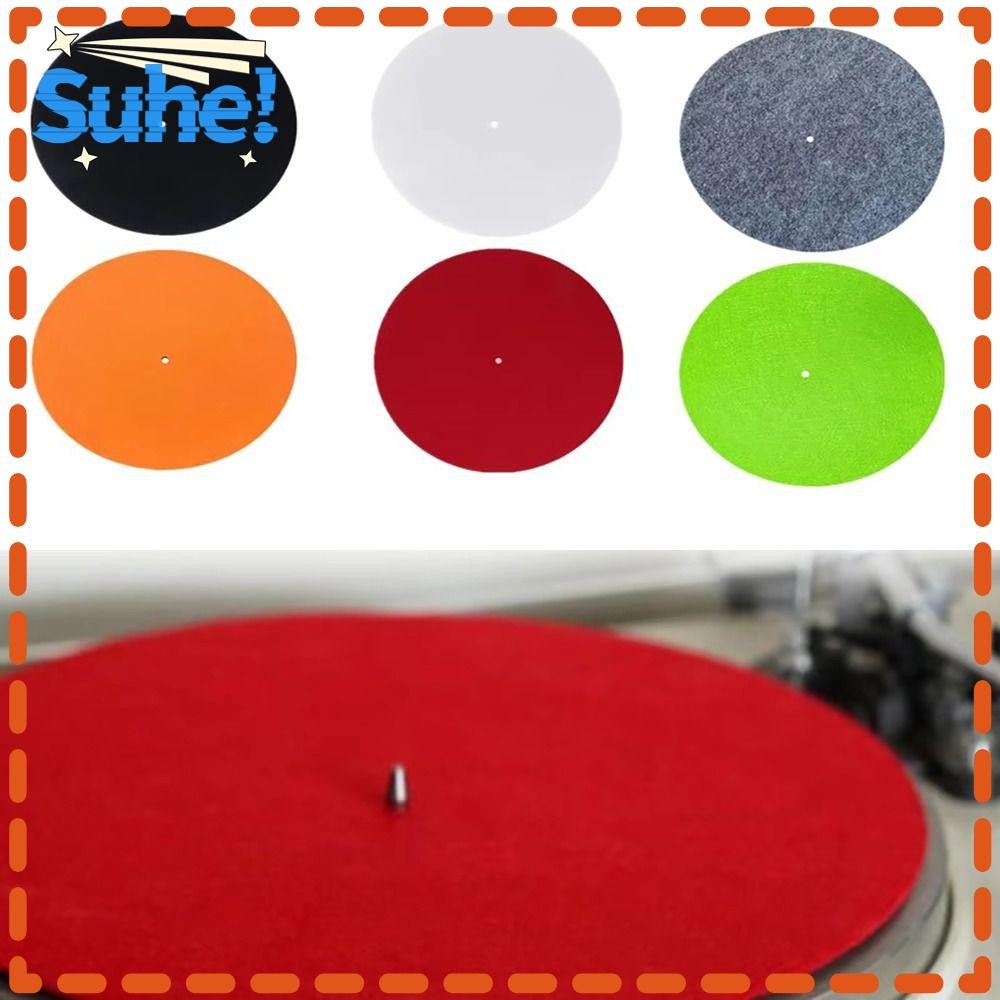 Suhe Felt Turntable Platter Mat, 295 มม.แผ่นเสียง Vnyl Record Pad LP ...