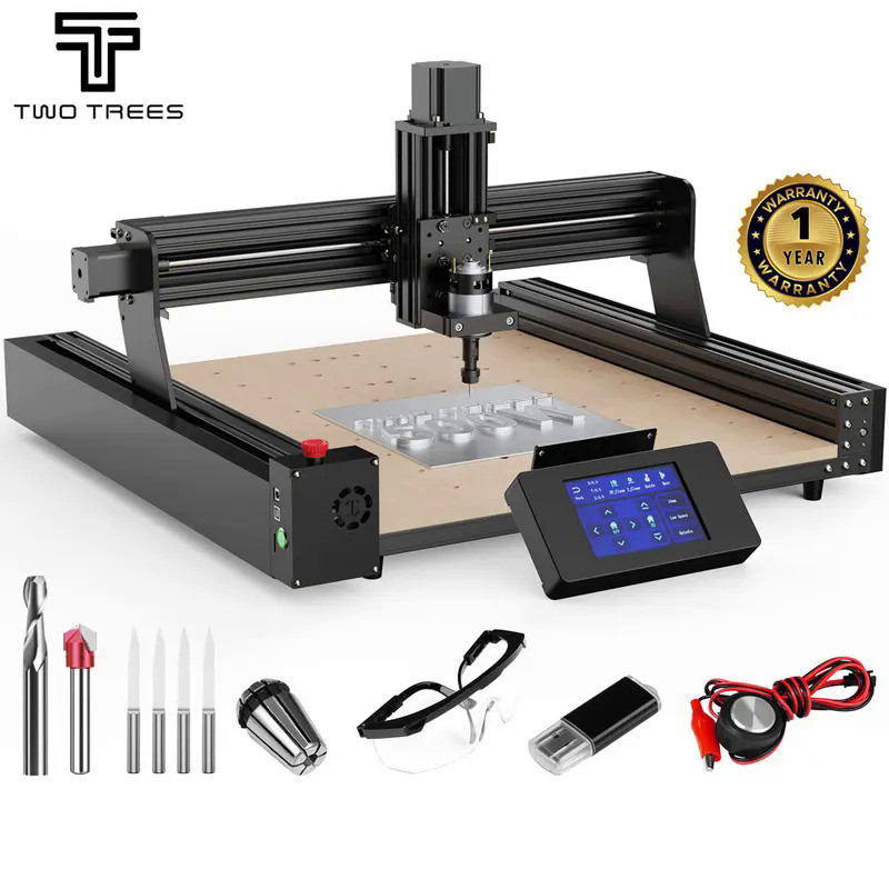TwoTrees TTC450 Rotary 4th Axis CNC Wood Engraving Machine Laser ...