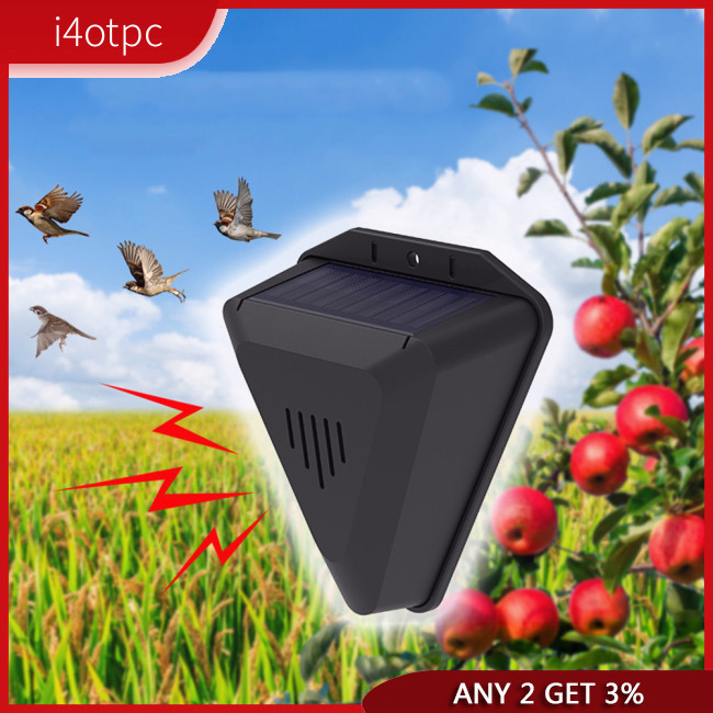 I4otpc กลางแจ้ง Solar Siren Automatical Security Alarm Detector เหมาะสําหรับฟาร์ม Orchards ...