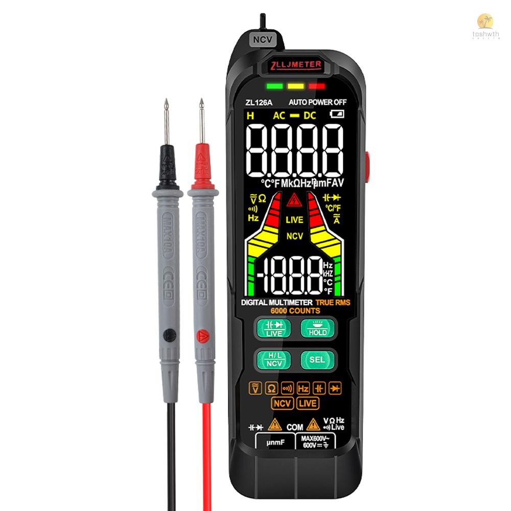 ดิจิตอลมัลติมิเตอร์เครื่องทดสอบมืออาชีพเมตรสลับกระแสตรงแรงดันไฟฟ้า ...