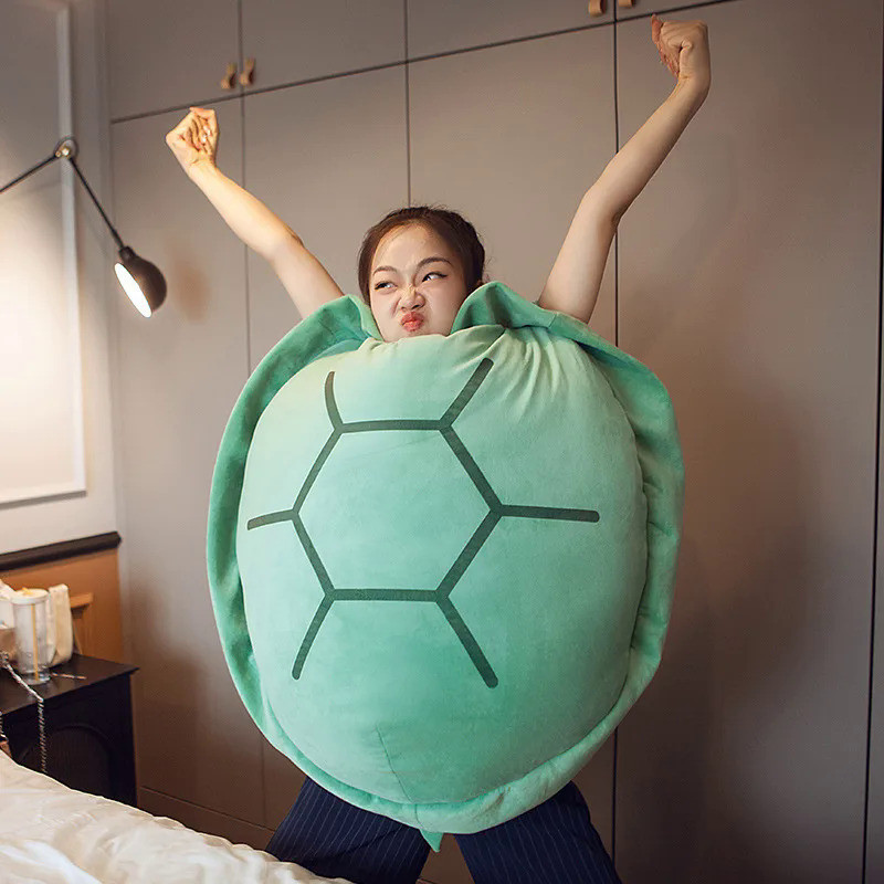 Extra Large Wearable Turtle Shell Tortoise Plush Funny Toy Animal Doll ...