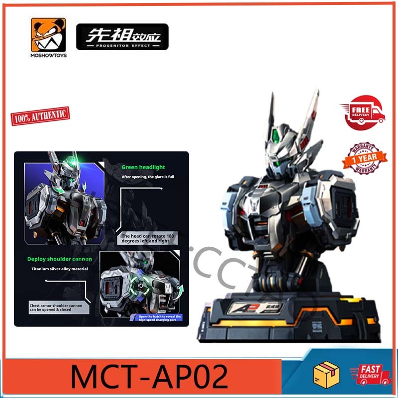 Moshow MCT-AP02 Wuchenghou Titanium Silver Version Bust Gallium Nitride/65W ศูนย์ชาร์จเดสก์ท็อป ...