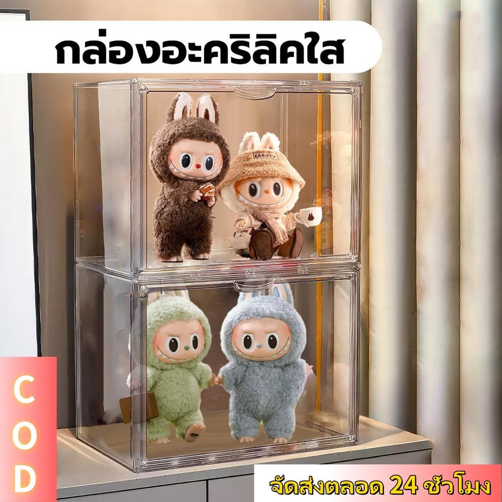 Labubu Baby three 400%ตู้ใส ชั้นโชว์โมเดล ตู้โชว์โมเดล ตู้ใส่ฟิกเกอร์ ...