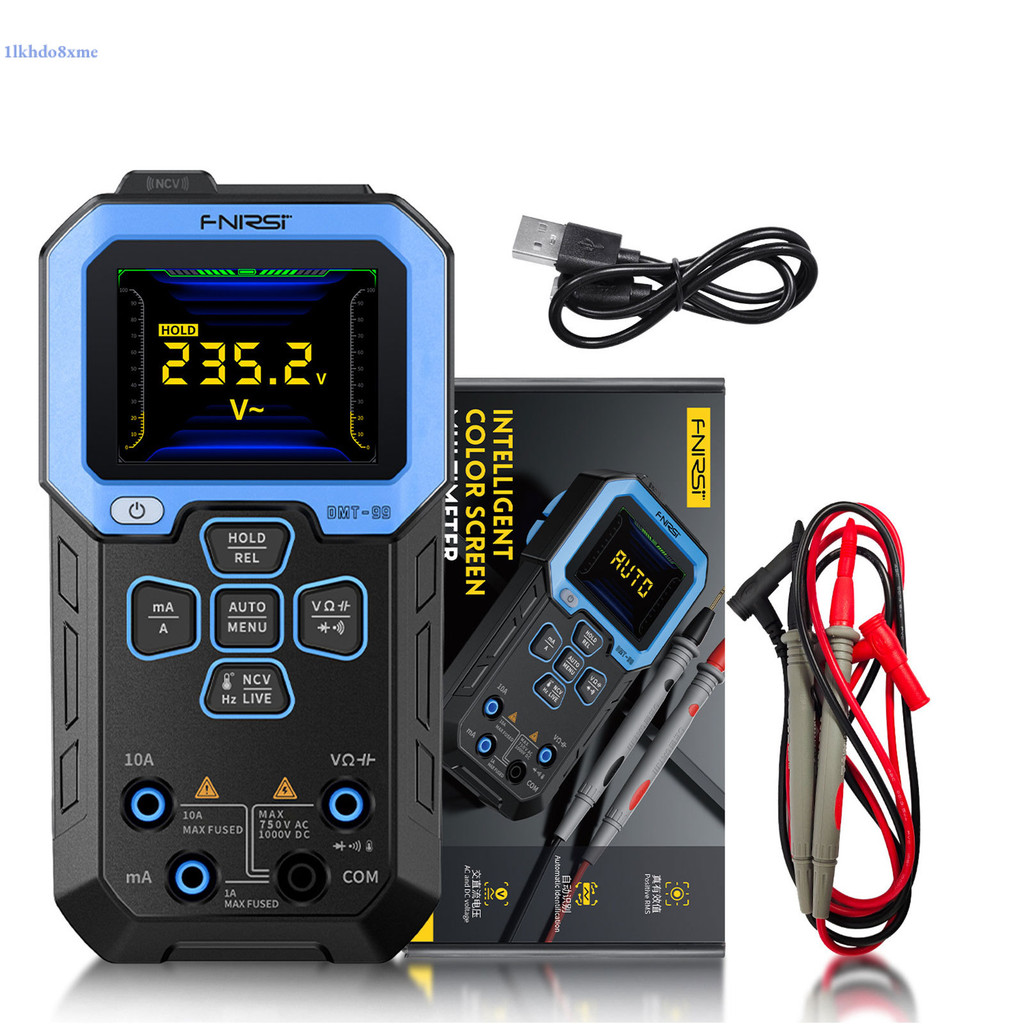 DMT-99 Digital Multimeter 9999 Counts Smart Professional Tester 1000V ...
