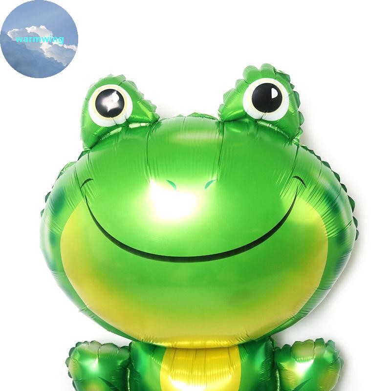 ลูกโป่งอลูมิเนียมกบ Warmwing ลูกโป่งสัตว์ ตกแต่งงานเลี้ยงวันเกิด ลูกโป่งเป่าลม TH | Shopee Thailand