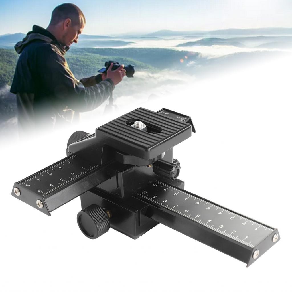 4 Way Rail Slider Metal Slide Macro โฟกัสสำหรับการถ่ายภาพ | Shopee Thailand