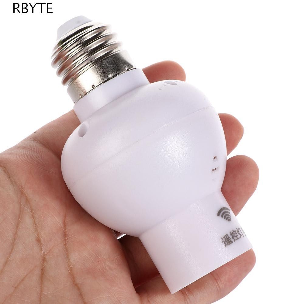 RBYTE ฐานโคมไฟ 220V หลอดไฟ LED E27 รีโมทคอนโทรลซ็อกเก็ต | Shopee Thailand