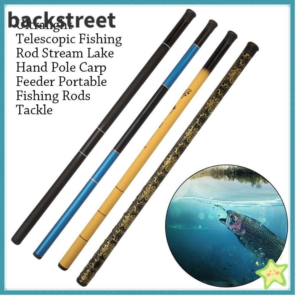 BACKSTAGE คันเบ็ดแบบยืดไสลด์, Travel Ultralight Stream Hand Pole, ทนทาน ...