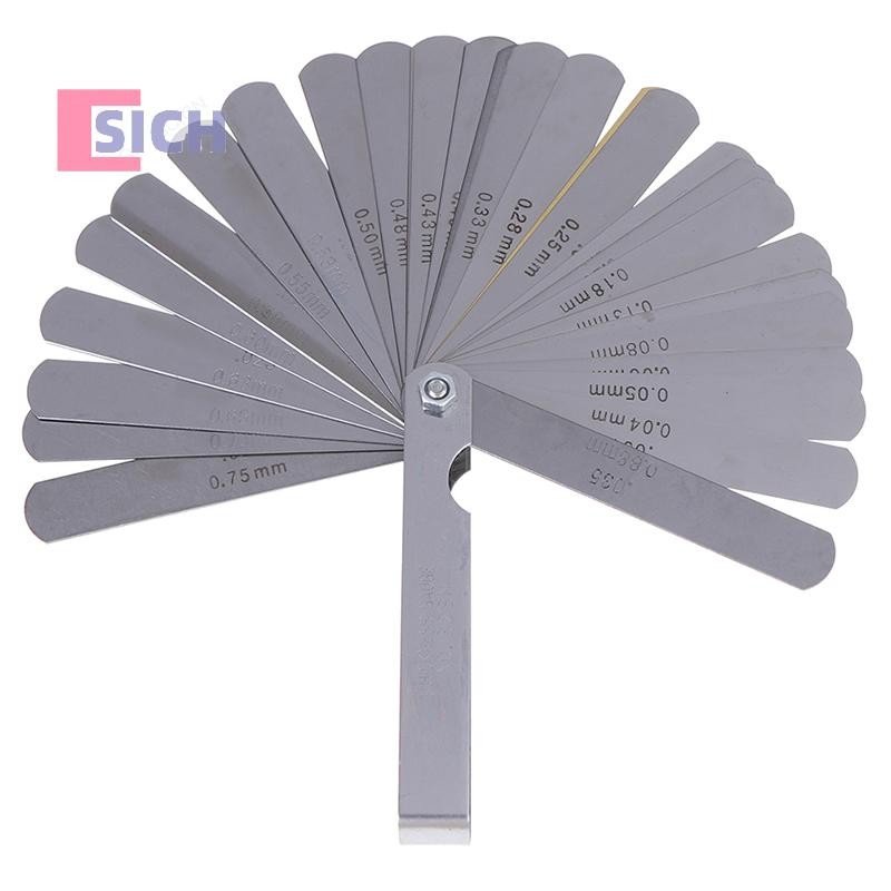 [Sich] 32 ชิ้น Range Finder Feeler Gauge วาล์วการสอน Feeler อ่าน ...