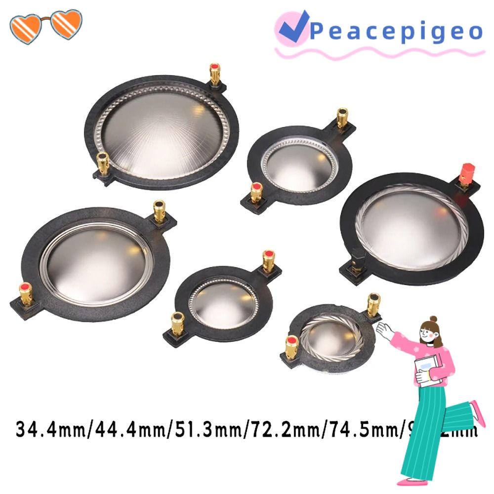 PEACEPIGEO 1 ชิ้นลําโพงเสียงแหลมอุปกรณ์ซ่อม, 34.4 44.4 51.3 72.2 74.5 มิลลิเมตร Core DIY อะไหล่ ...