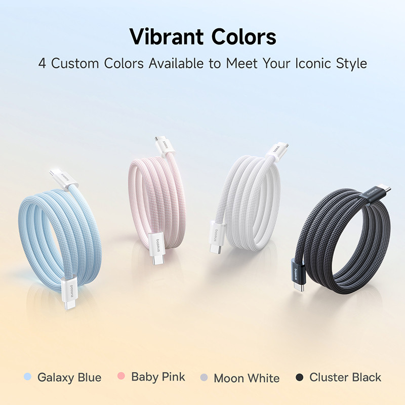 Baseus 100W Type C Magnetic Self-Coiling Cable Fast Charging สําหรับ ...