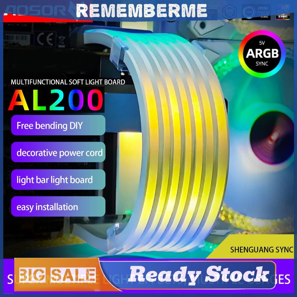 Argb LED Light Strip 5V 3PIN ARGB Sync สําหรับ 3x8PIN GPU/24PIN เมน ...