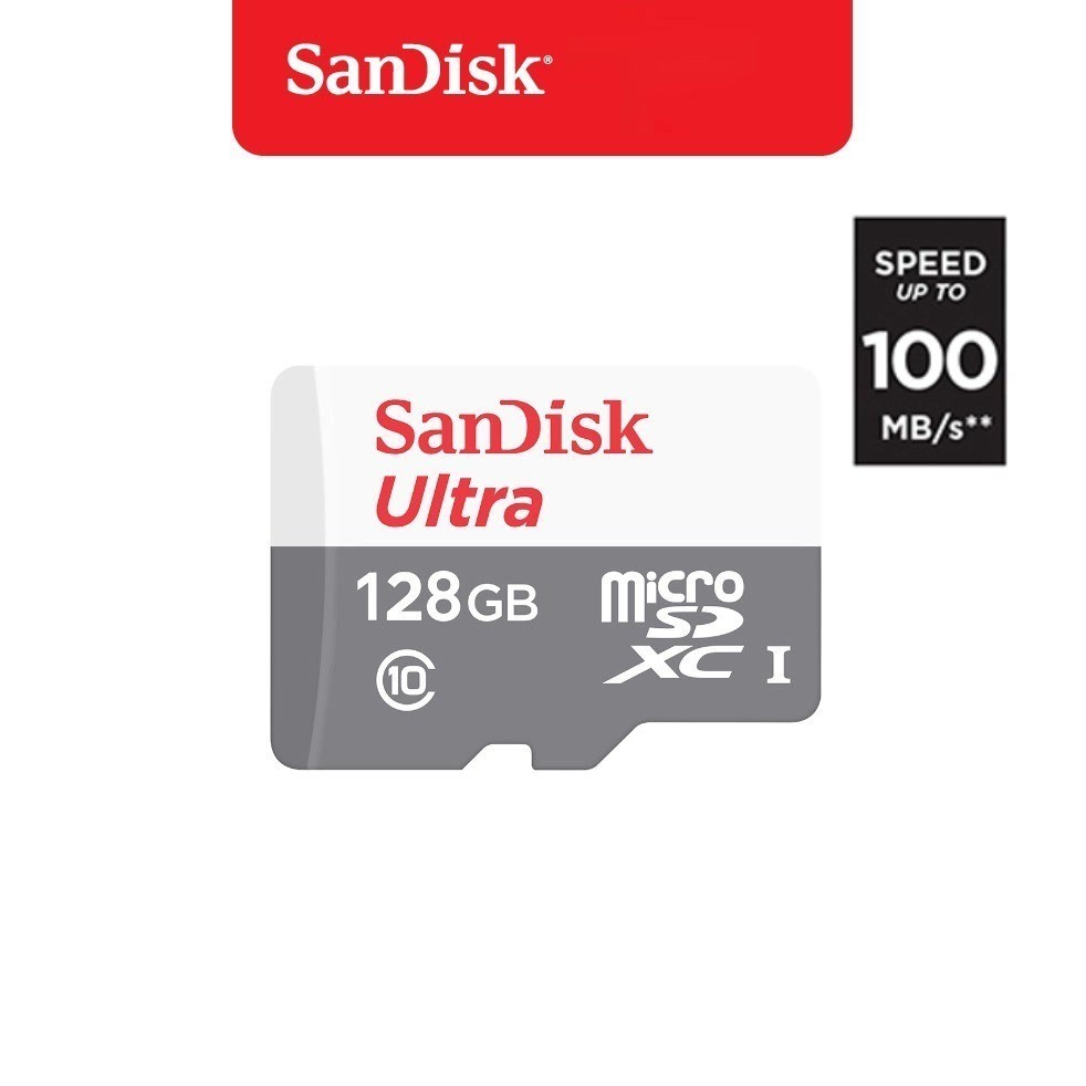 SanDisk Ultra Micro SDXC 128GB UHS-I CLASS 10 (SDSQUNR_128G_GN6MN) ความเร็วในการอ่านสูงสุด 100 ...