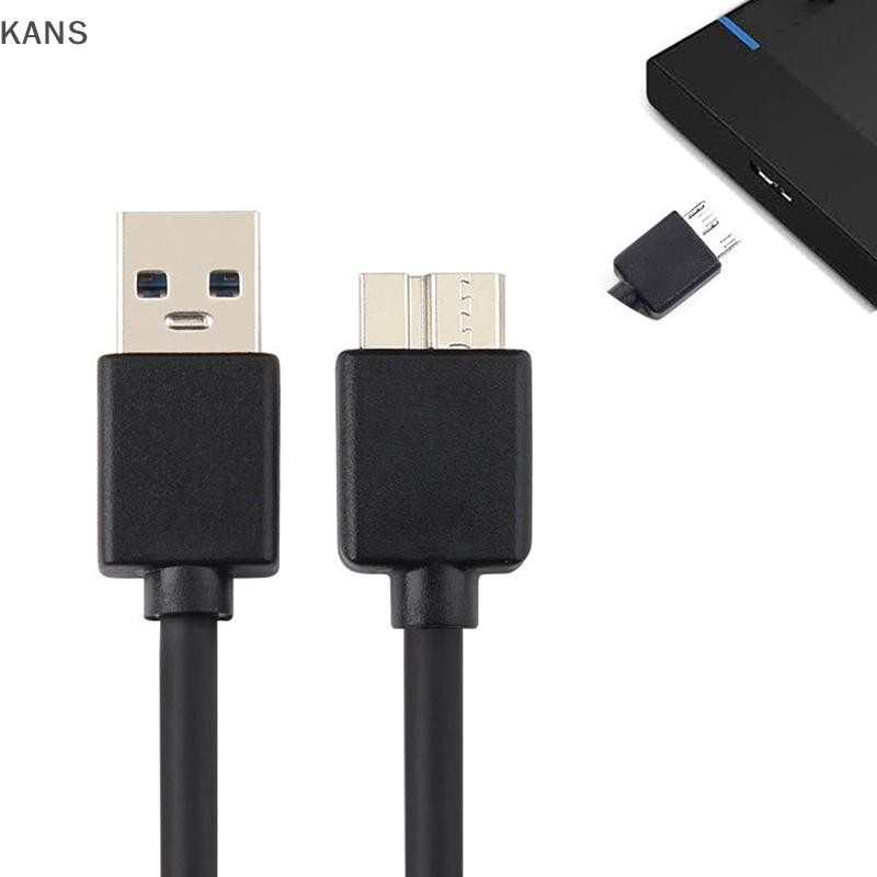 Kans USB 3.0 Hard Drive Disk Cable USB 3.0 AM to Micro B Adapter Cable ...