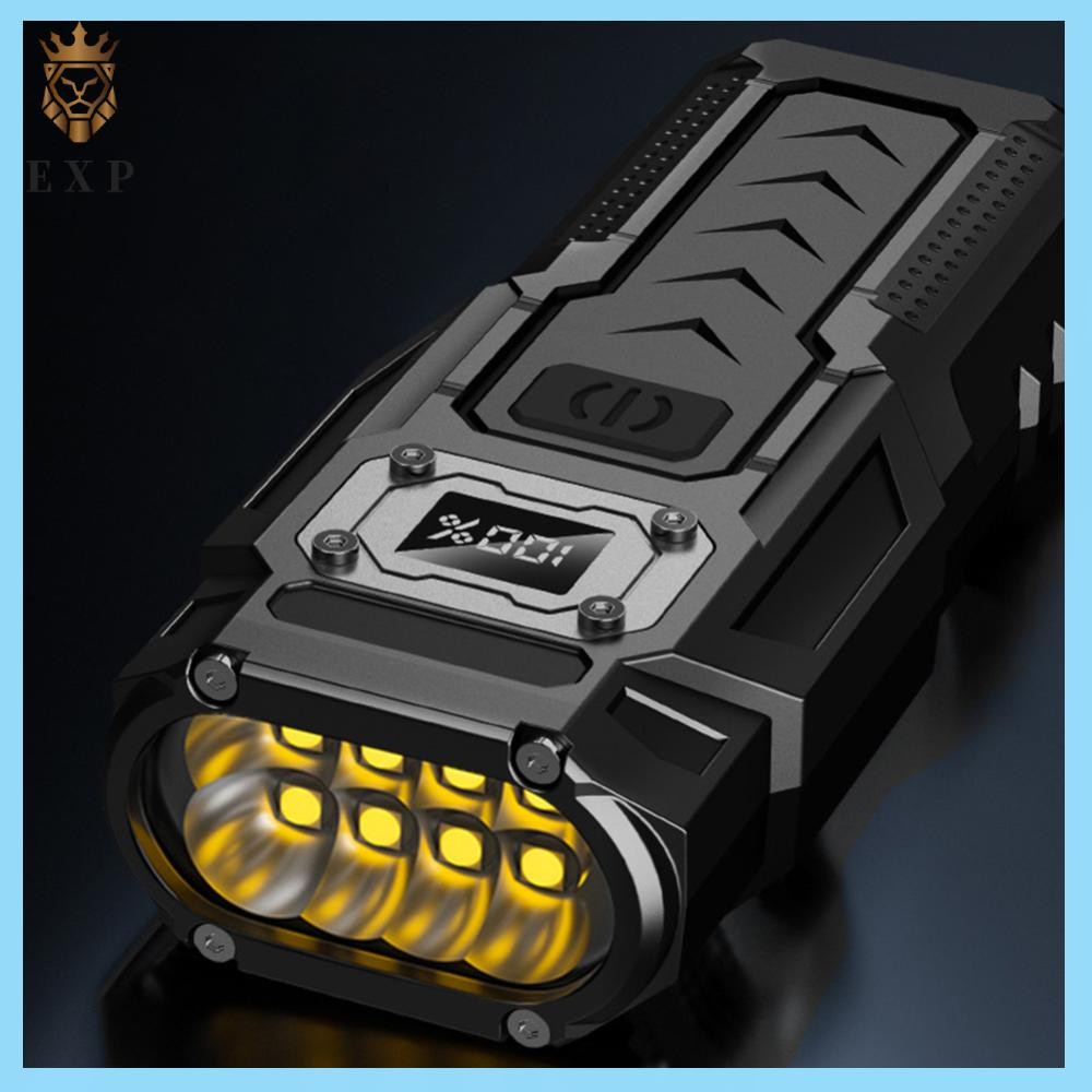 [explosion1.th] Cob ไฟฉาย LED USB แฟลชไดรฟ์แบบชาร์จไฟได้พร้อมไฟไฟฉายแสดงพลังงาน | Shopee Thailand