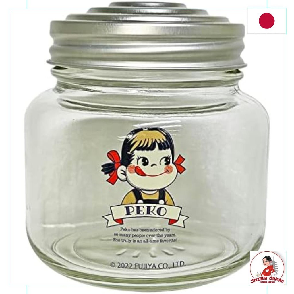【Direct from Japan】Sun Art Fujiya Peko-chan Peko ภาชนะเก็บแก้ว Retro ...