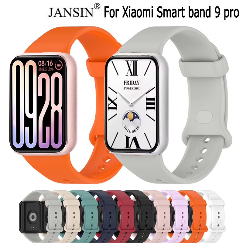 สาย Xiaomi Mi band 9 pro สายนาฬิกาข้อมือซิลิโคน สําหรับ Xiaomi Smart ...
