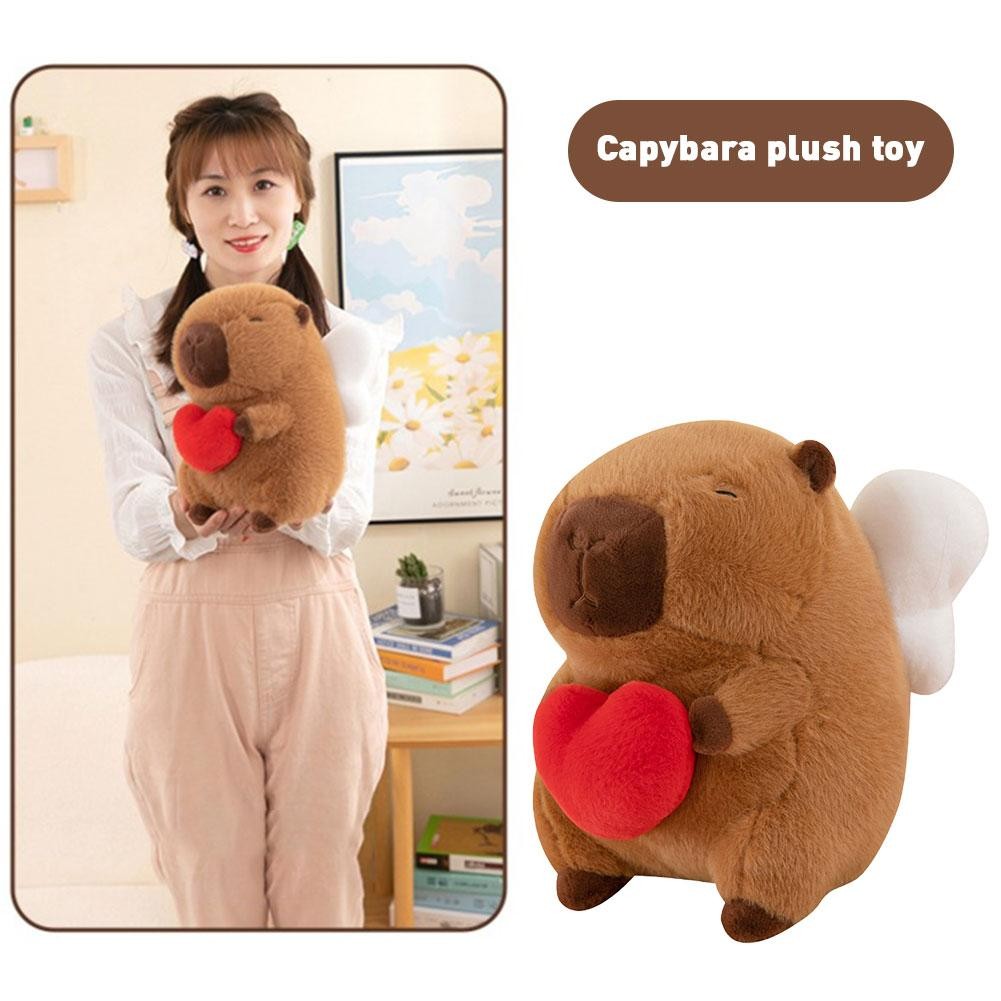 Angel Love Capybara 30 ซม. Angel Embrace Capybara ตุ๊กตา Capybara ...