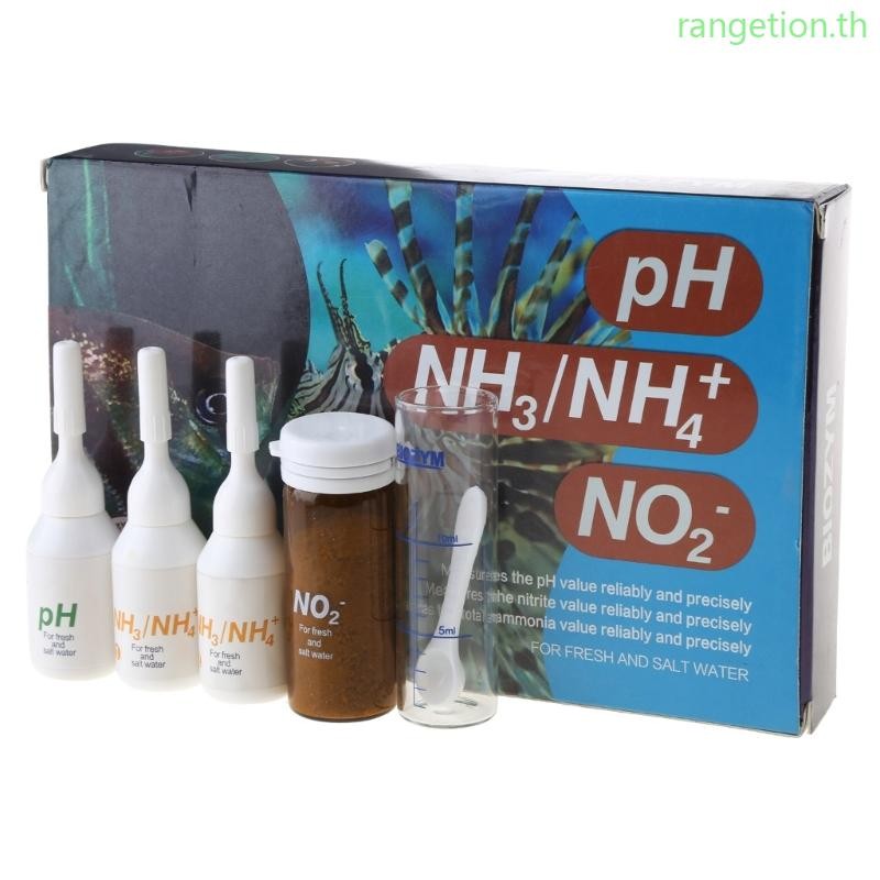 Ran 3-in-1 Water Test Solution Kits NO2 NH3 NH4 PH Tests Pool Water ...