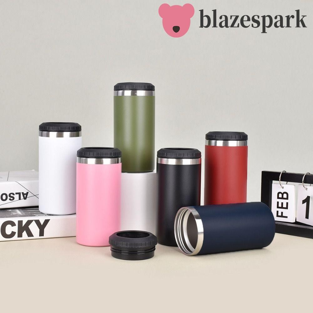 Blazespark เบียร์ฉนวนกันความร้อนแก้ว, 16 ออนซ์แก้วเบียร์สองชั้น, ถ้วยเก็บความร้อนพร้อมฝาปิดคู่ ...