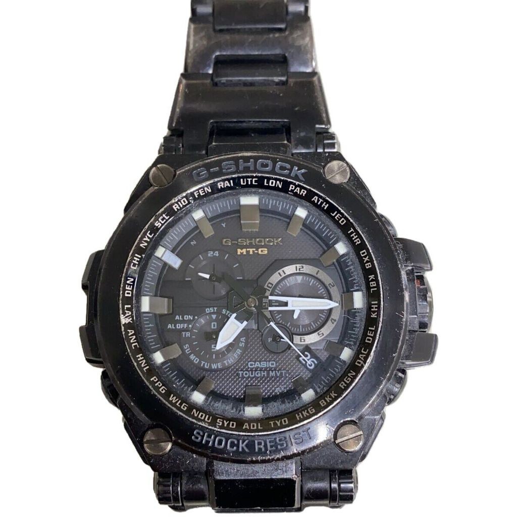 Casio นาฬิกาผู้ชาย Solar Analog สแตนเลส Blk Ss Mtg-S1000Bd ส่งตรงจาก ...