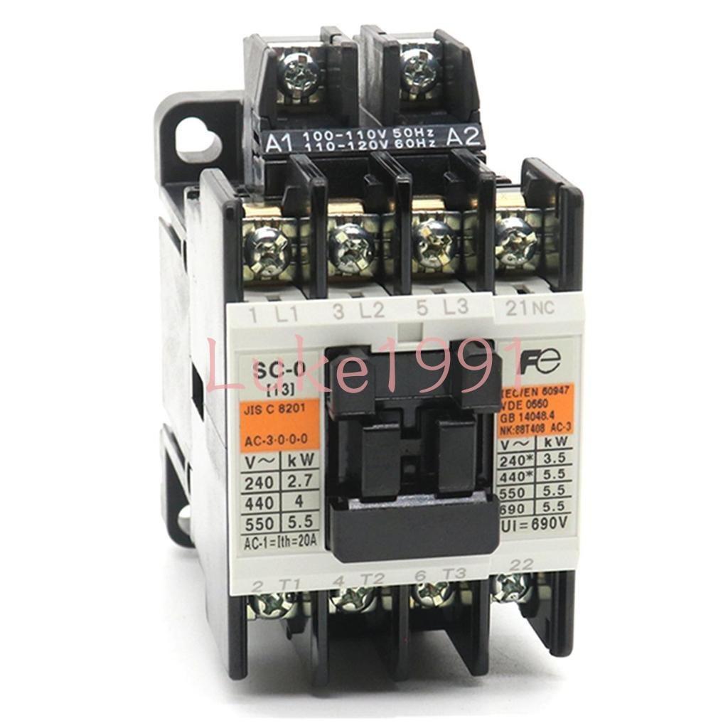 Fuji AC Contactor SC-0 SC-03 SC-4-0 SC-5-1 สามขั้ว 220V 110v | Shopee ...